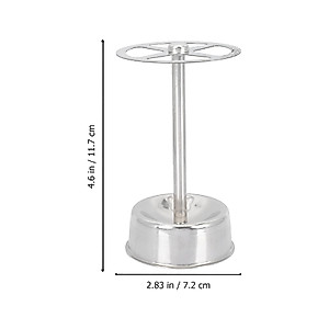 Divided Toothbrush Toothpaste Holder Stand: Stainless Steel Toothbrush Razor Organizer Makeup Brush Holder for Bathroom Vanity Countertop