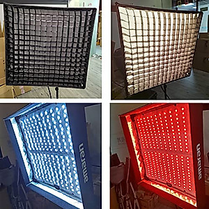 Aputure Amaran F22C RGBWW Flexible Led Video Light 2500K~7500K,200W,15 Lighting FX with Honeycomb Grid Soft Box,Support App Control