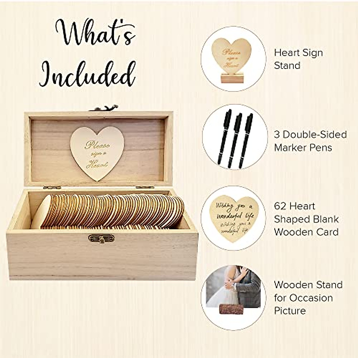 68 PCS Wedding Guest Book , Wedding Decorations for Reception , Guest Book Wedding Reception , Wedding Guest Book Alternative , Baby Shower Guest Book Alternatives , Wedding Books for Guests to Sign.