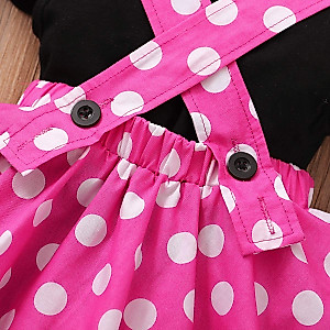 Baby Toddler Girl Polka Dots Fancy Dress Up Costume Birthday Party Tulle Dresses with Polka Dot Headband
