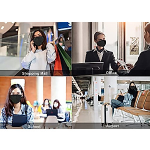 Dolce Calma KN95 Face Mask, 20 Pack Individually Wrapped, 5-Ply Breathable & Comfortable Multicolor Masks for Men and Women, Multicolored Masks with Adjustable Nose Clip & Flexible Earloop KN95 Mask
