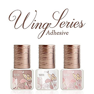 JOVISA W01 Eyelash Extension Glue 0.5 Second Drying Time 6-8 Weeks Long Retention 30~70% RH Ideal Humidity Professional Use Only 5ml