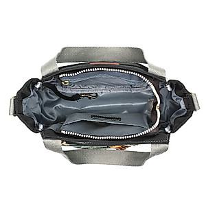 CHALA Venture Mini Carryall - RFID Protected Nylon Bag with Adjustable Crossbody Strap - Dragonfly - black