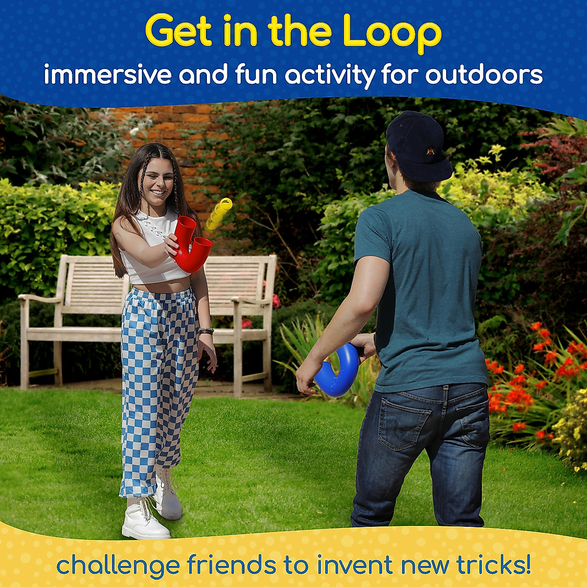 The Original Pindaloo Skill Game – First & Only Authentic Looping Ball for Kids, Teens & Adults | Fun Coordination Game for Ages 8-12+Boosts Focus & Motor Skills Indoor & Outdoor Play | Transparent