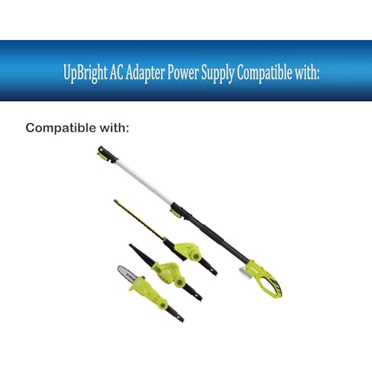 UpBright 25.2V 1400mA AC/DC Adapter Compatible with Snow Sun Joe SnowJoe SunJoe GTS4001C GTS4002C 24V-SB10-LTE 24V-TLR-LTE Lawn Trimmer 24VBAT-LTE 24V Li-Ion Battery iCHRG24-AC 24VCHRG JLH292521400U