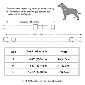 Didog Soft Padded Leather Dog Collar for Large Dogs, Classic Heavy Duty Dog Collars with Quick Release Metal Buckle, Adjustable Large Dog Collar Leather,Brown,L