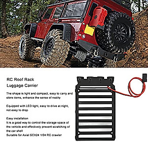 RC luggage rack, easy installation RC luggage rack for replacement Round Lamp