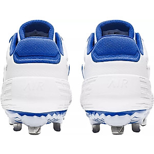 Nike Women's Zoom Hyperdiamond 3 Elite CS Softball Cleat (10, White/Game Royal-White)