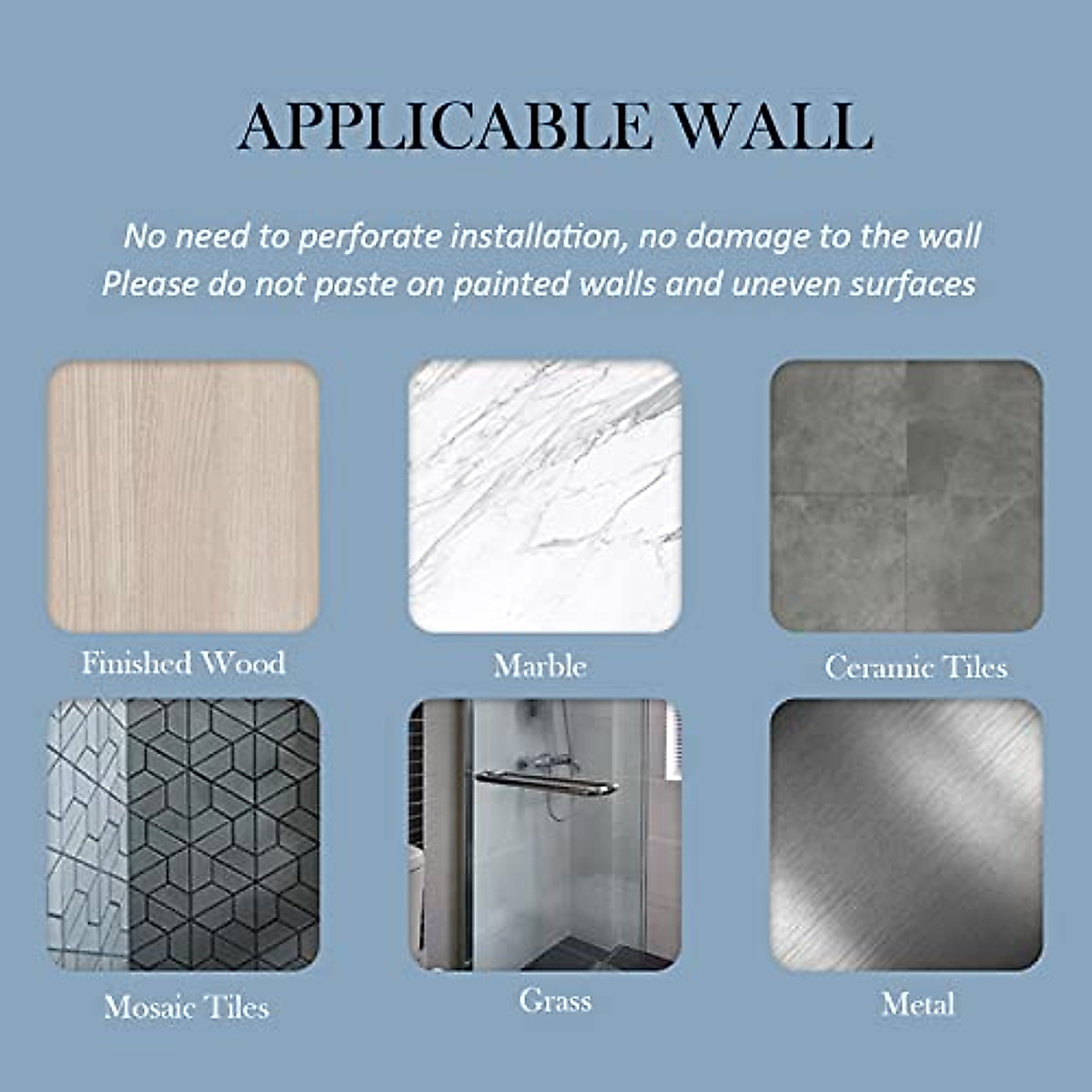 DASITON Large Adhesive Hooks 22Ib(Max) Adhesive Coat Hook Utility Hooks Towel and Coats Hooks, for Home Kitchen Bedroom Bathroom Office (8Pack)