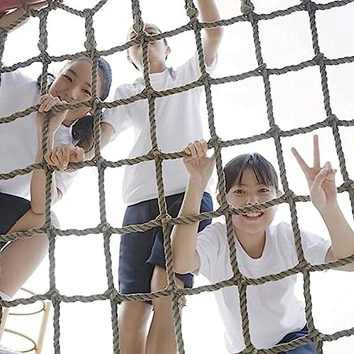 EkiDaz HXRW Rope Net Kids Climbing Frame Net Outdoor Playground Safety Net Rope Net for Kids Sturdy and Durable Playground Sets for Backyards (Size : 1 * 3m(3.3 * 9.9ft))