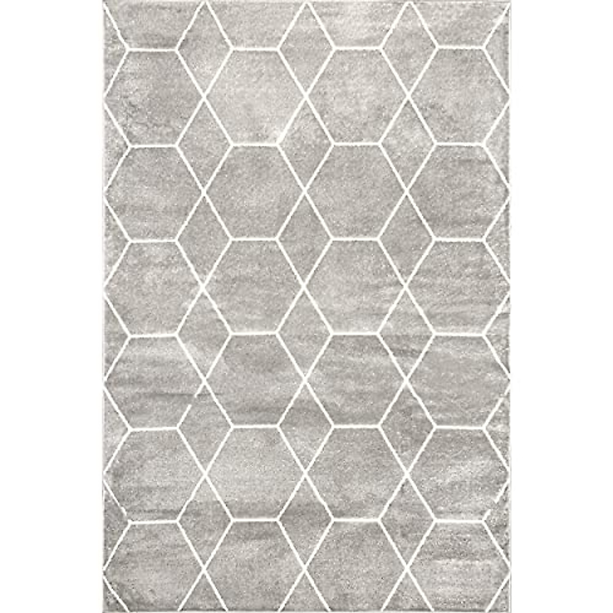 nuLOOM Veronica Geometric Honeycomb Area Rug, 8' x 10', Grey