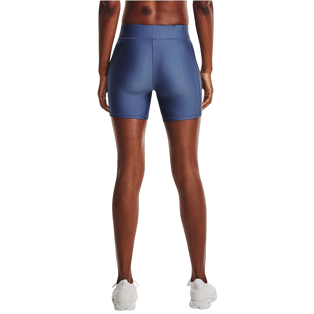 Under Armour Heatgear Armour Mid Rise Middy, Mineral Blue (470)/White, Large