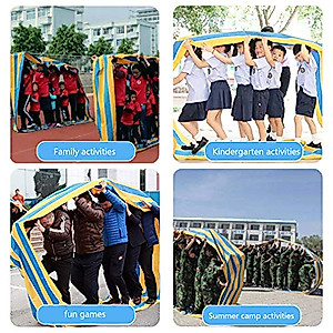 Fowecelt Indoor Outdoor Teamwork Carnival Games for Adults Kids Family Field Day Backyard Birthday Party Games - Fun Group Activity Playing Run Mat