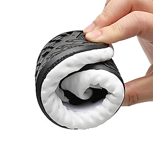 L-RUN Toddler Swim Shoes Barefoot Water Skin Shoes Soft White 4-5=EU20-21