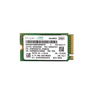 OEM Hynix SSD 256GB BC511 for thinkpad, probook, Latitude, elitebook, ideapad, inspiron, Pavilion, Storage for PC, M.2 2242 42mm, NVMe PCIe Gen3 x 4, HFM256GDHTNI-87A0B EA, Internal Solid State Drive