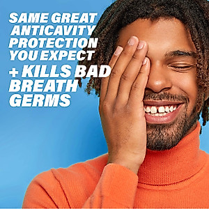 ACT Total Care Anticavity Fluoride Mouthwash 33.8 fl. oz. Kills Bad Breath Germs, Icy Clean Mint