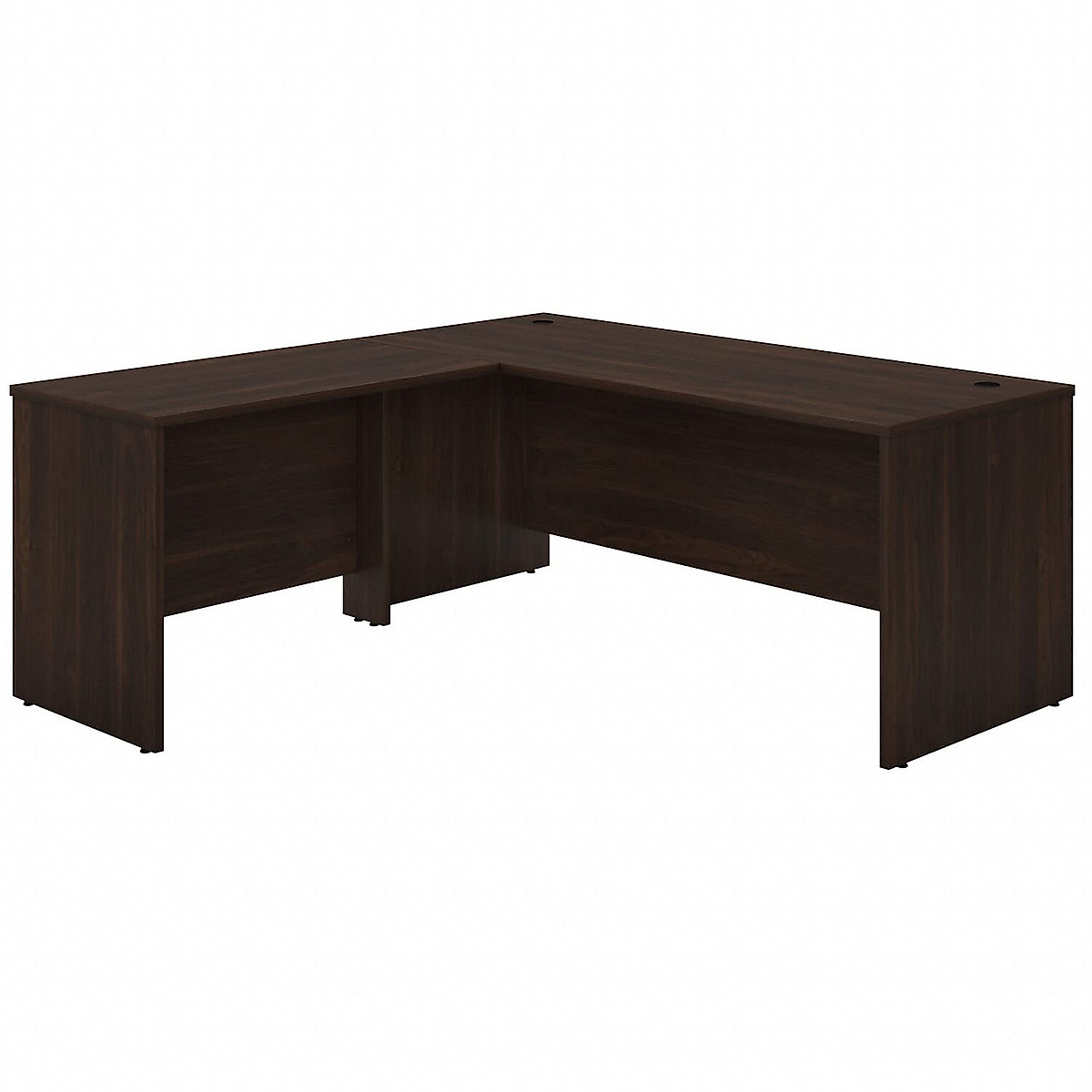 Bush Business Furniture Studio C 72W x 30D L Shaped Desk with 42W Return in Black Walnut