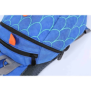 ZHUANNIAN Kids Toddlers Dinosaur Backpack with Safety Leash for Boys Girls(Green)