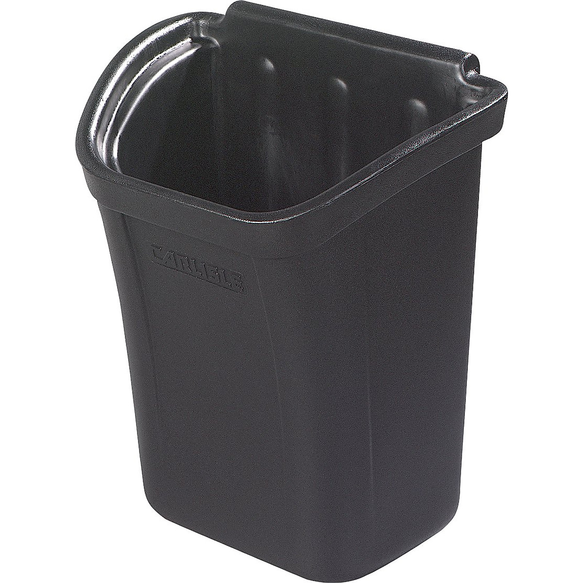 CFS CC11TH03 Trash Bin for Bussing Cart, 7 gal Capacity, 22" Height, 18" Width, 12.25" Length, Polyethylene (PE), Black