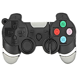 GOWENIC Cartoon Flash Drive USB Flash Memory 16GB/32GB/64GB/128GB Memory Stick Cartoon Black Game Controller Shape Mini Thumb Drive Memory Stick for Data Storage Transmission (16GB)