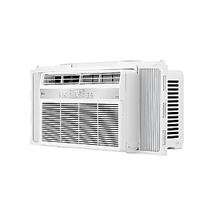 LG LW6024RSMX Window Air Conditioner, Wi-Fi Enabled w/Remote, for Small Room (260 Sq.Ft.), Quiet Operation, 115V, 6,000 BTU, White