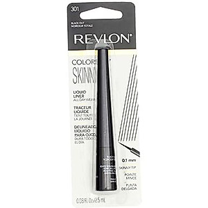 Rev Skinny Eyeliner 301 Black Size 0.08o Rev Colorstay Skinny Liquid Eye Liner 301 Blackout .08fl Oz