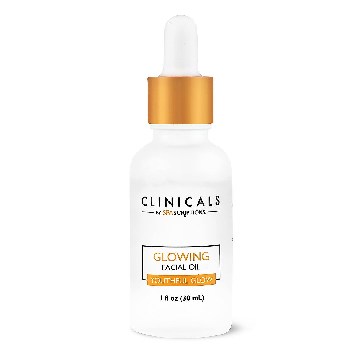 SpaScriptions Clinicals Glowing Facial Oil with Ferulic Acid, Vitamin C, and Vitamin E to Brighten, Soothe and Smooth your Skin to a Youthful Glow