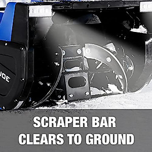 Snow Joe SJ627E Electric Walk-Behind Snow Blower w/ Dual LED Lights, 22-inch, 15-Amp