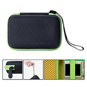 Aenllosi Storage Organizer Hard Case Compatible with Nintendo Game & Watch (yellow)