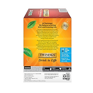 Twinings English Breakfast Tea Single Serve K-Cup Pods for Keurig, Caffeinated, Smooth, Flavourful, Robust Black Tea, 24 Count (Pack of 2)