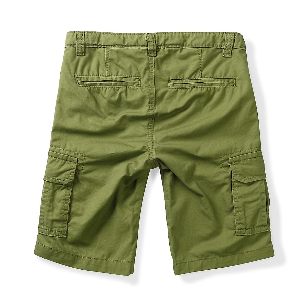 OCHENTA Big Boys Casual Cargo Shorts with Multi Pockets Military Army Green Tag 160-9-10