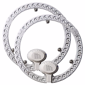 Celiwace T9 LED Circline Light Bulb, FC9T9/DL Led Replacement for GE Philips Sylvania 9 Inch Circular Fluorescent T9 30 Watt Day Light 2200LM 2 Count