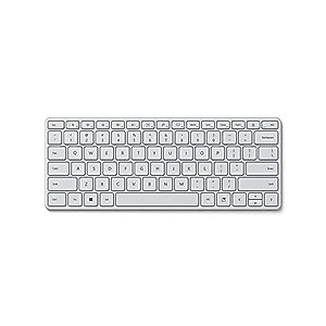 Microsoft Designer Compact Keyboard - Glacier. Standalone Wireless Bluetooth Keyboard. Compatible with Bluetooth Enabled PCs/Mac