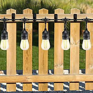 WISTTUPER Adhesive Hooks for Outdoor String Light, Cable Clip for Christmas Light Outdoors String Lights Clip,Adhesive for Patio Hold Fence Hangers and Christmas Lighting Strips Hook (Black)