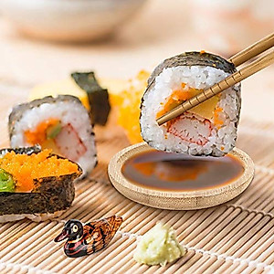 29 PCS Sushi Making Kit,DIY All In One Sushi Bazooka Maker with Bamboo Sushi Mat,Bamboo Chopsticks,Spreader, Sushi Knife,Cotton Bag,Sauce Dishes,Perfect for Beginners and Professionals