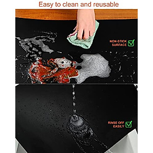 Oven Liner, Oven Liners for Bottom of Oven, 1 Pack Oven Mat for Bottom of Oven, Easy to Clean, Protect Bottom of Oven/Gas Stove