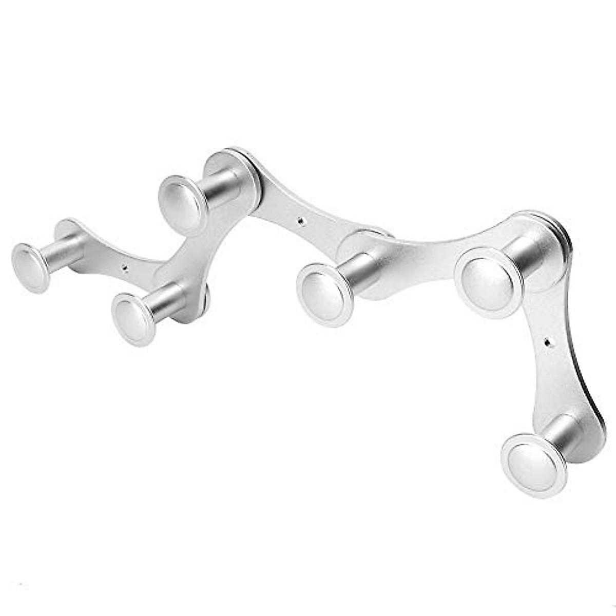 Bathroom Hanging Hook, Cloth Hanger Space Aluminum Wall Hanger, Retractable Hanging Hook, Hanging Hook for Towels Hanging Hook for Coats Door Hanger for Coats Rack for(Bright Sand)