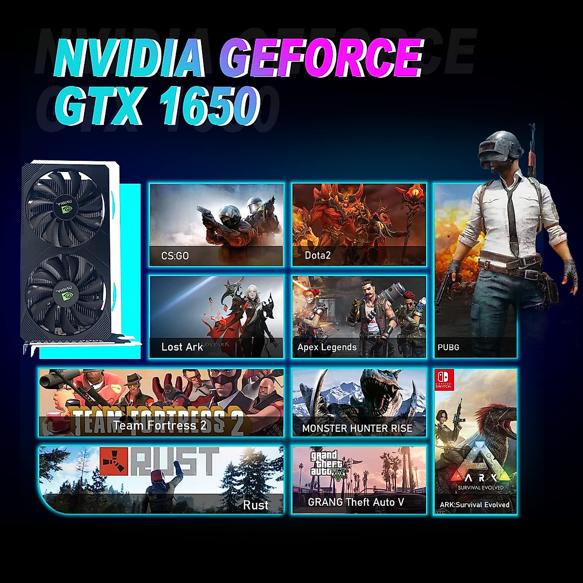 Dell Gaming PC RGB Gaming Computer Desktop, Intel Quad I5 up to 3.6GHz, GeForce GTX 1650 4G GDDR5, 16GB RAM, 128G SSD + 3TB, DVD, WiFi & Bluetooth, RGB Keyboard & Mouse, Win 10 Pro(Renewed)