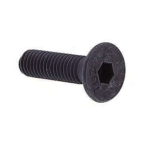 Prime-Line 9173318 Socket Cap Screws, Flat Head, Hex (Allen) Drive, #10-32 X 3/4 in, Blk (50 Pack)