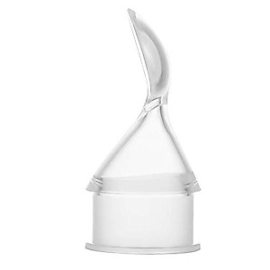 PandaEar (2 Pack) Silicone Baby Food Dispensing Spoon|4 oz Infant Fruit Squeeze Feeder| Travel Friendly Kids Toddlers Boys Girl (Blue)