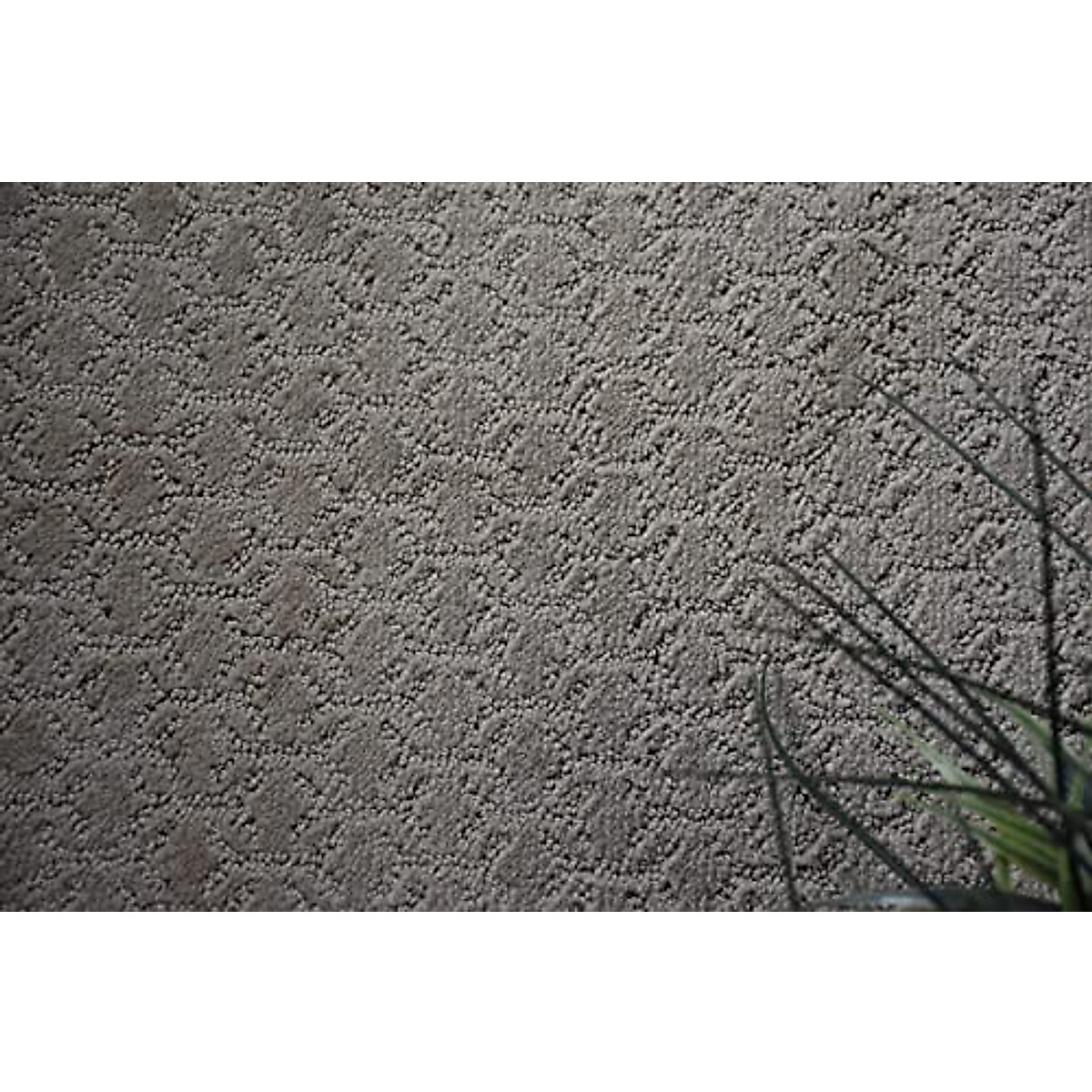 Furnish my Place Abstract Contemporary Geometrical Honeycomb Textured Modern Plush Two Tone High Low Pattern Rug, Round Rug, Pet-Friendly Carpet, Abstract Rug, Made in USA - Valid Brown, 2' Round