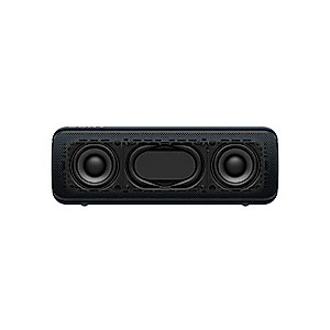 Sony SRS-XB32 Portable Bluetooth Speaker: Compact Wireless Party Speaker with Multicolor Lights and Flashing Strobe - Loud Audio for Phone Calls -Waterproof and Shockproof Bluetooth Speakers - Grey