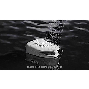 EUROTO Smart Toilet Bidet Luxury Seat Elongated for Bathroom Toilet Bowls, Toilet Seats, Unlimited Warm Water, Fashionable and slim design, Nightlight with Remote Control