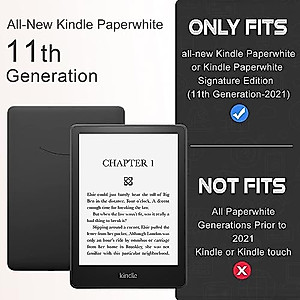 CoBak Kindle Paperwhite Case - Auto Sleep/Wake, for Kindle Paperwhite Signature Edition and Kindle Paperwhite 11th Generation 2021 Released,in Town_4