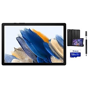 SAMSUNG Galaxy Tab A8 Android WiFi Tablet, 10.5'' Touchscreen (1920x1200) LCD Screen, 4GB RAM, 64GB Storage, Bluetooth, Android 11 OS, Gray + Accessories