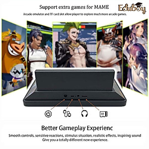Eduboy 7" inch Android Game Machine, Laptop Retro Arcade Console,