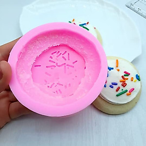 Frosted sprinkles sugar cookie | Soap | Candle | Mold for Wax | Mold for Resin