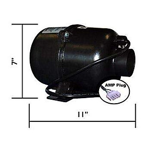 Air Supply Florida 1.5 Horsepower Ultra 9000 Portable Spa Blower, 120 Volts