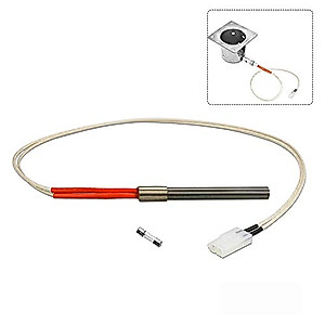 QuliMetal Replacement Hot Rod Ignitor Kit for Traeger Wood Pellet Grills, Traeger Replacement Parts Hot Rod/Grill Igniter - 2 Sets of Durable Hot Rod Ignitor with 2 Fuses