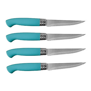 Generic Pioneer2 Woman Teal 11-Piece Stainless Steel Knife Block Set, Large